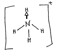 ammonium ion structure